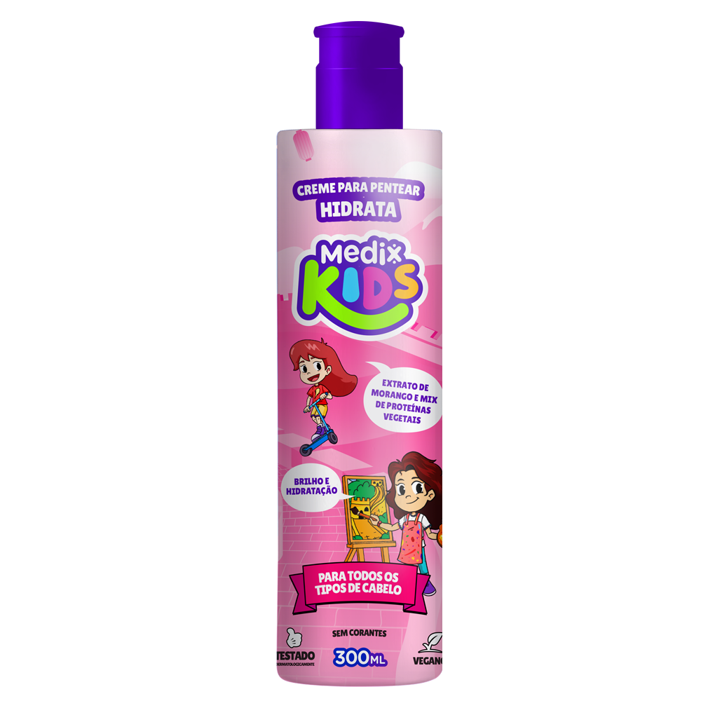 Creme de Pentear Hidrata Medix Kids 500ml – Shop Shop Beauty